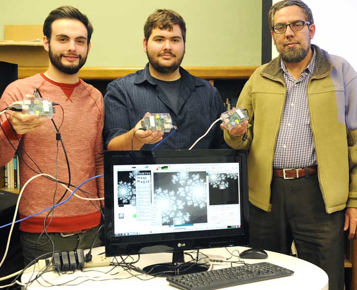Students assemble Beowulf computer cluster; create high-performance system | Fredonia.edu